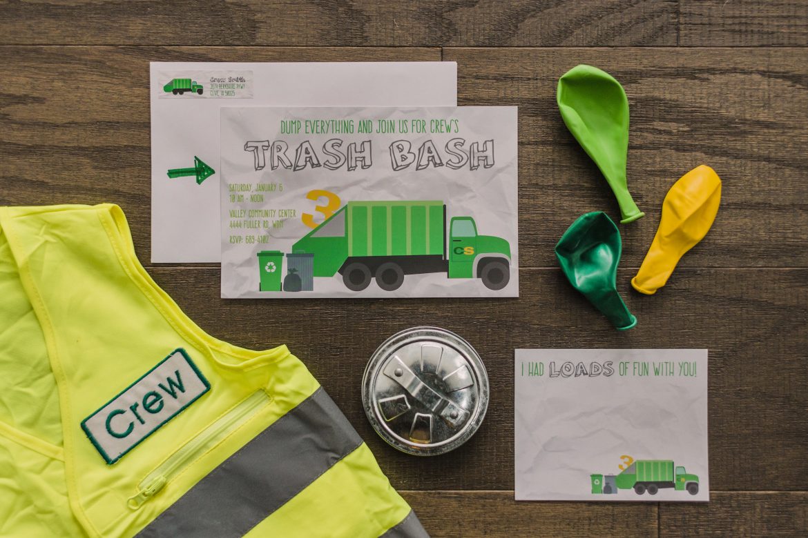 Trash Bash Garbage Truck Party – 29th + Delight